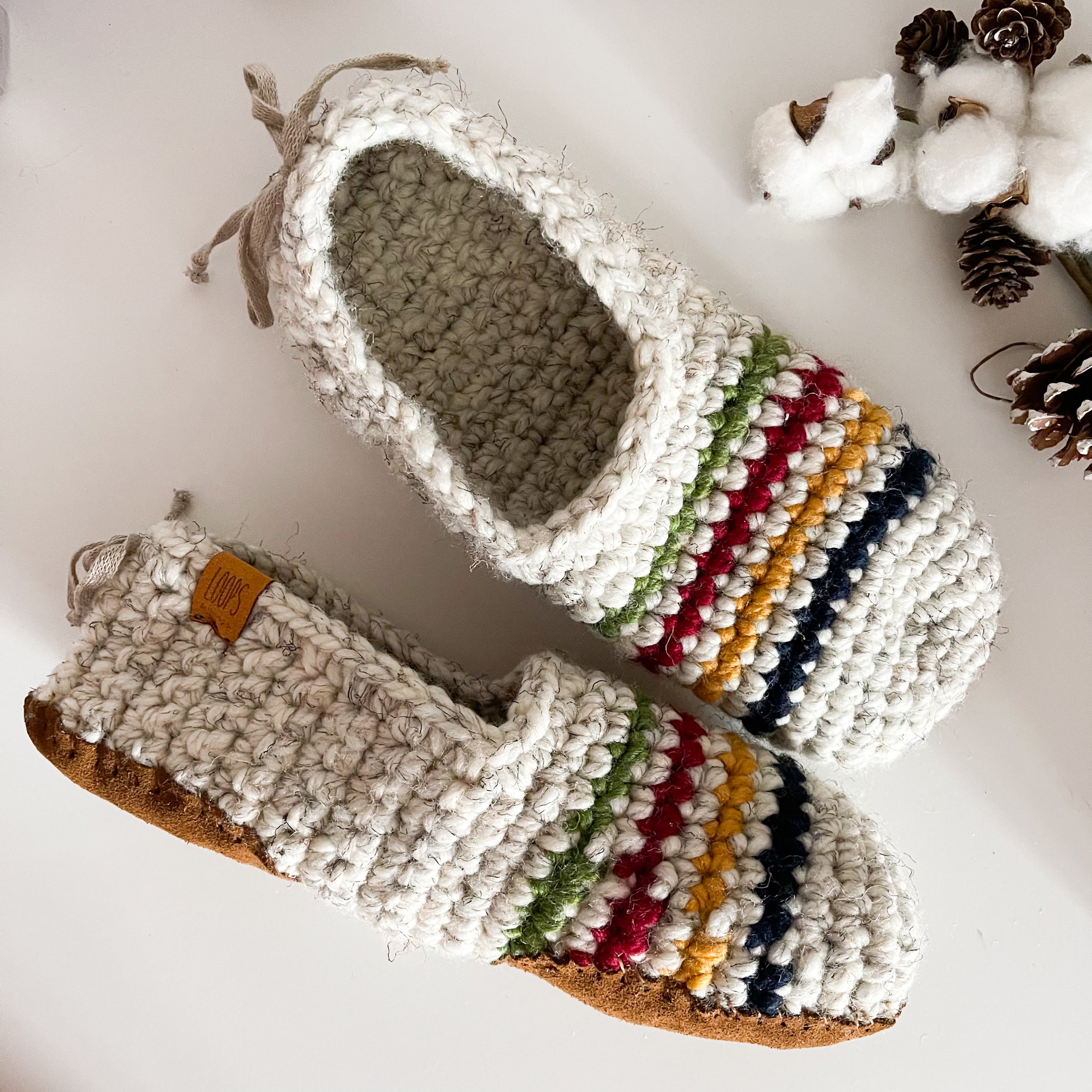 Adult Cabin Slippers | Loops & Things